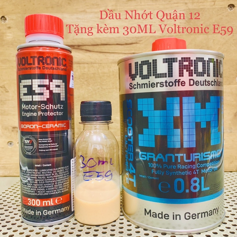 Tặng 30ML Voltronic E59 - Nhớt Xe Tay Ga Voltronic XM Scooter Granturismo Racing 4T Motor Oil ...
