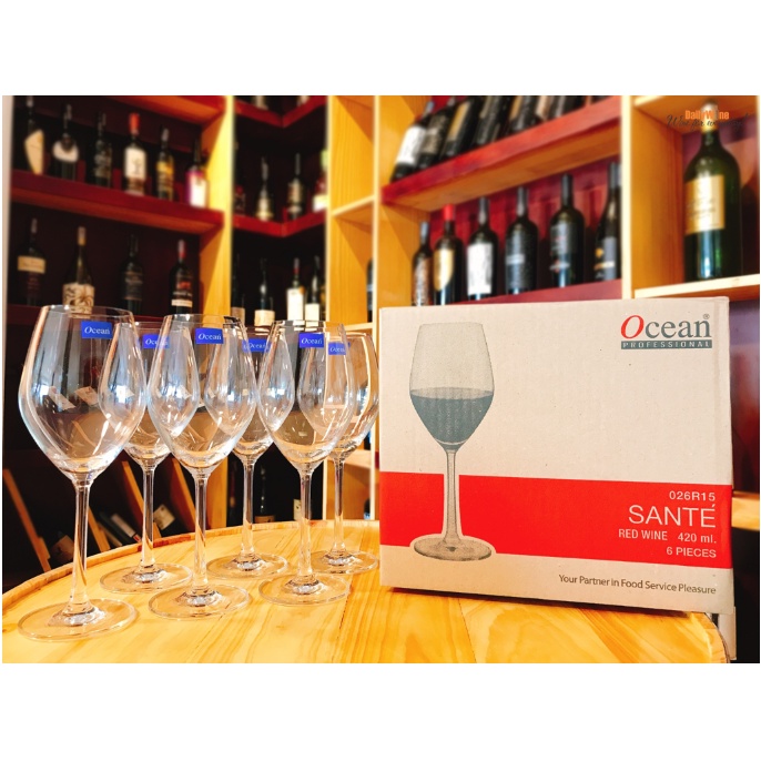 Ly Ocean SANTE Red Wine 420ml (Bộ 6 Ly) | Shopee Việt Nam