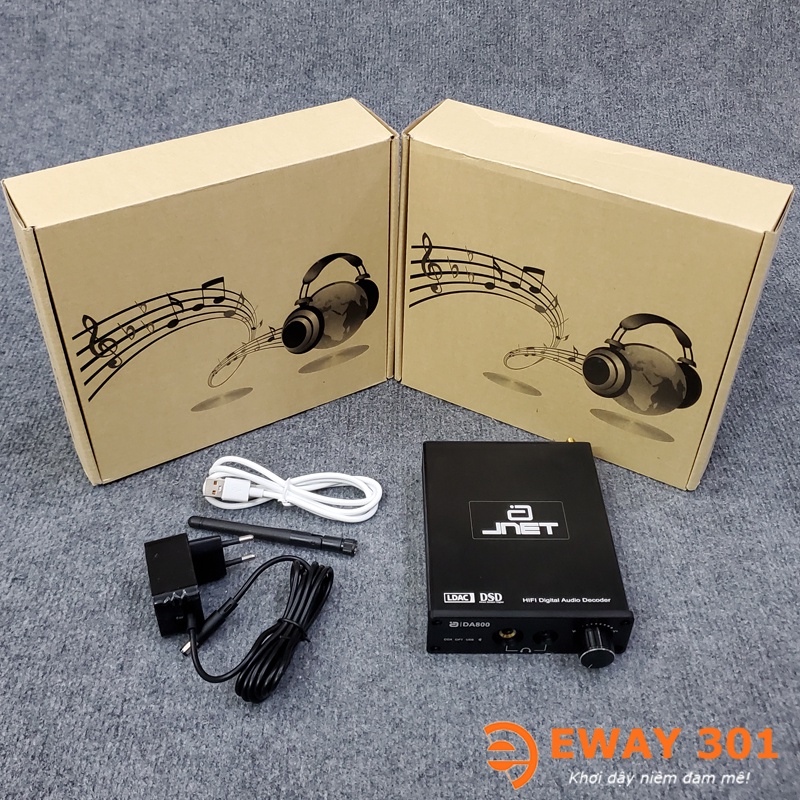 Đầu Giải Mã Âm Thanh JNET DAC DA800 | 32Bit/384kHz DSD256 Bluetooth 5.1 ...