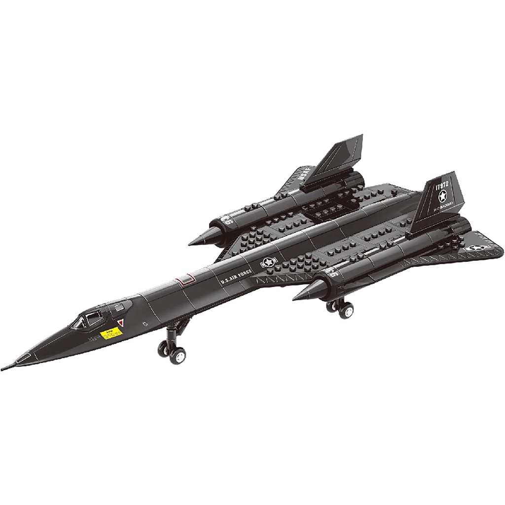 Đồ chơi Lắp ráp Mô hình Trực Thăng Chiến Đấu WANGE 4005 SR-71 Blackbird ...