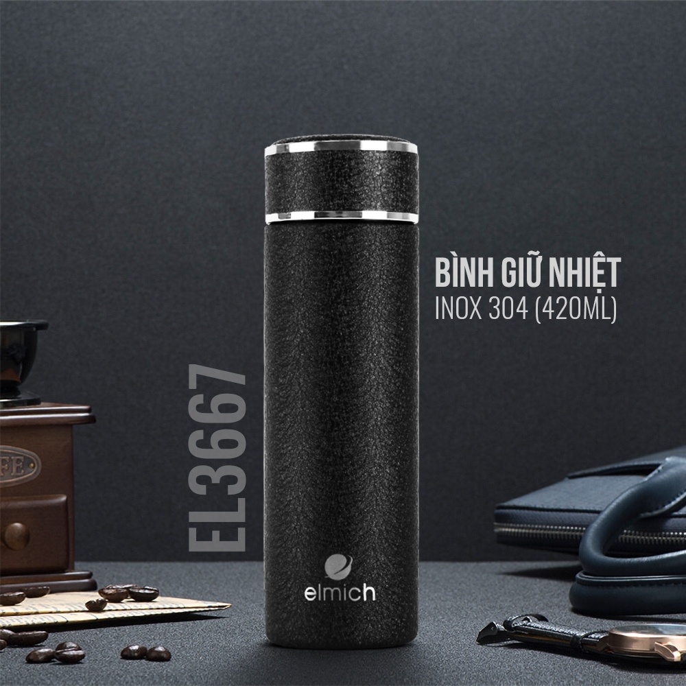 Bình giữ nhiệt Elmich inox 304 420ml EL3667 | Shopee Việt Nam