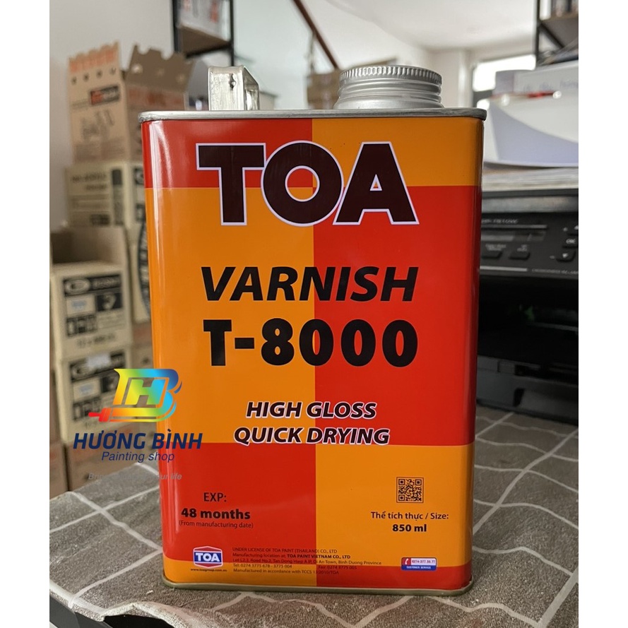 Dầu bóng cao cấp TOA T-8000 (lon 850ml) | Shopee Việt Nam