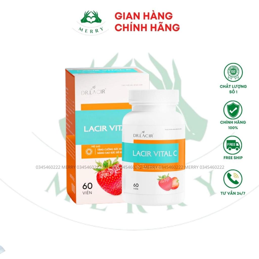 Viên Uống Vitamin C Lacir Vital C Dr Lacir Chính Hãng MERRY STORE Giúp Sáng Da Nâng Cao Sức Đề ...