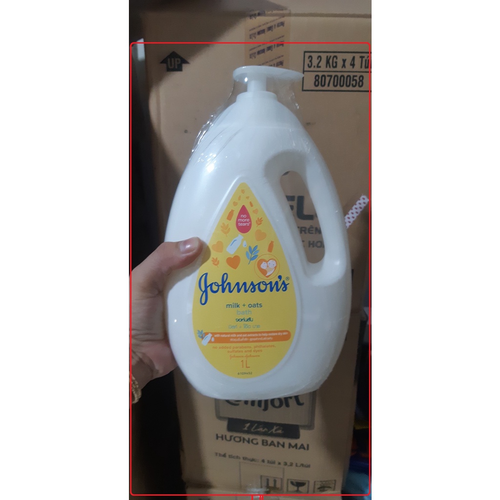 SỮA TẮM GỘI CHO BÉ CHIẾT XUẤT SỮA & GẠO JOHNSON'S MILK + RICE BATH 1 ...