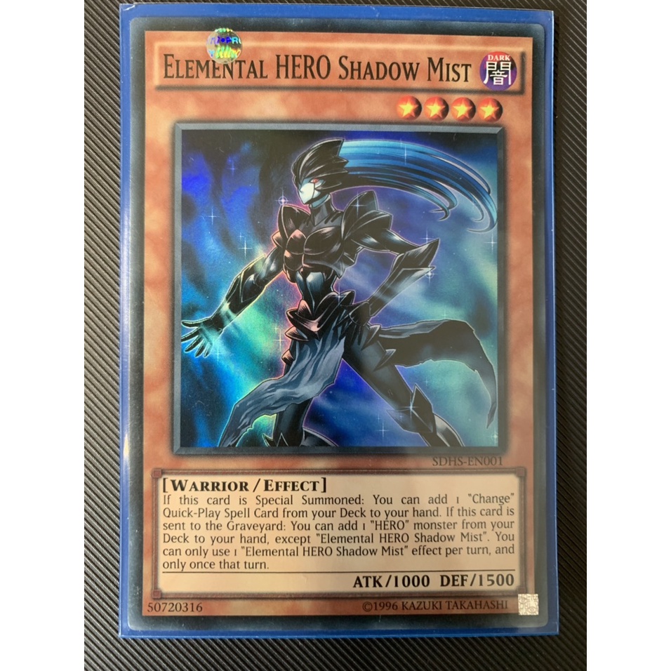 Thẻ bài Yugioh: Elemental Hero Shadow Mist (Super Rare) | Shopee Việt Nam