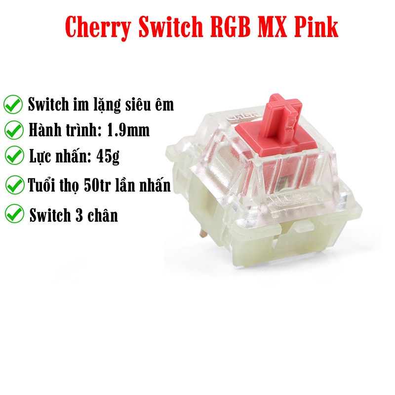 Cherry Switch im lặng dành cho phím cơ - Công tắc bàn phím Cherry ...