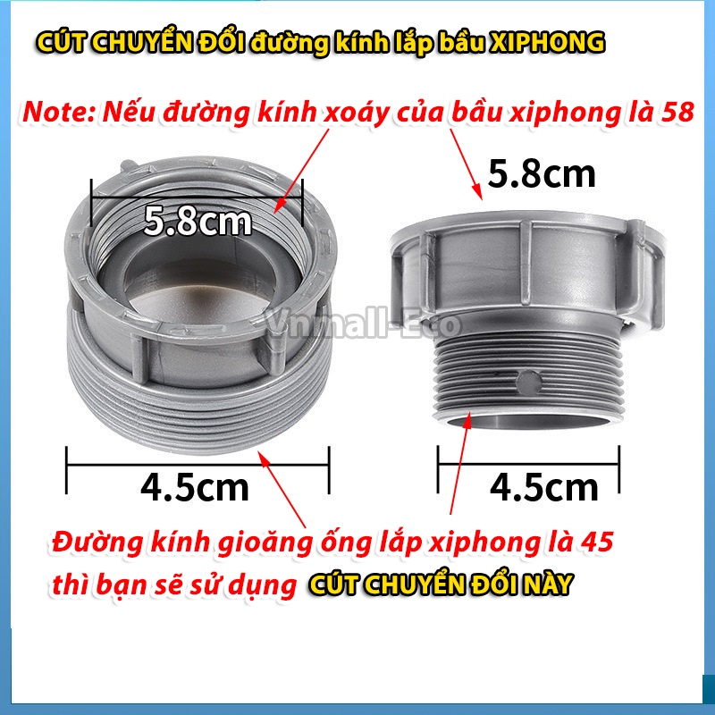 Phụ kiện của xiphong và đường ống thoát nước bồn rửa bát | Shopee Việt Nam