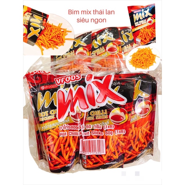 Snack bim bim que Mix Vfoods Thái Lan 60g các vị | Shopee Việt Nam