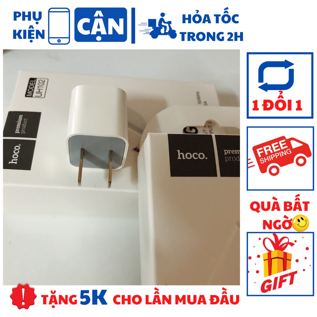 Củ sạc Cốc sạc hỗ trợ sạc nhanh Hoco UH102 1 cổng 1A - CHÍNH HÃNG CHO ...