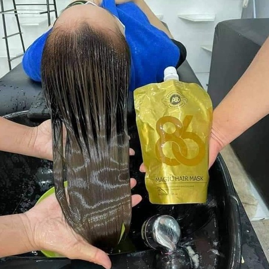 Collagen tươi A86 siêu mượt, phục hồi tóc hư tổn khô sơ hấp ủ tóc hư ...