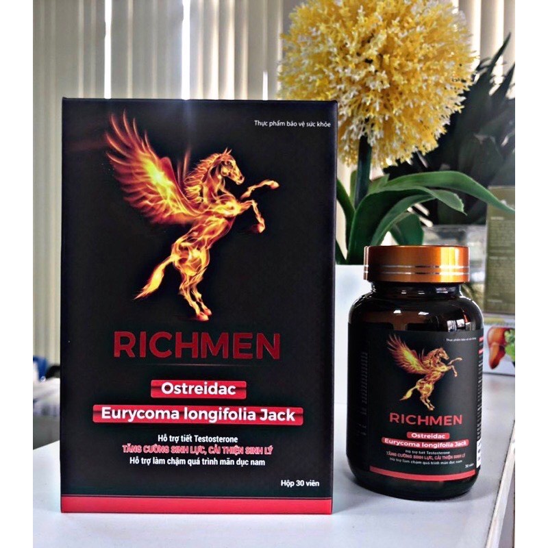 Bổ thận nam RICHMEN -Tăng cường sinh lý nam, tăng cường sinh lực, cải thiện sinh lý | Shopee ...