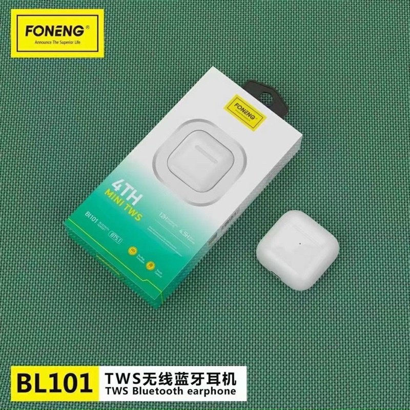 Tai nghe bluetooth foneng Bl101 chính hãng bảo hành 1 năm | Shopee Việt Nam