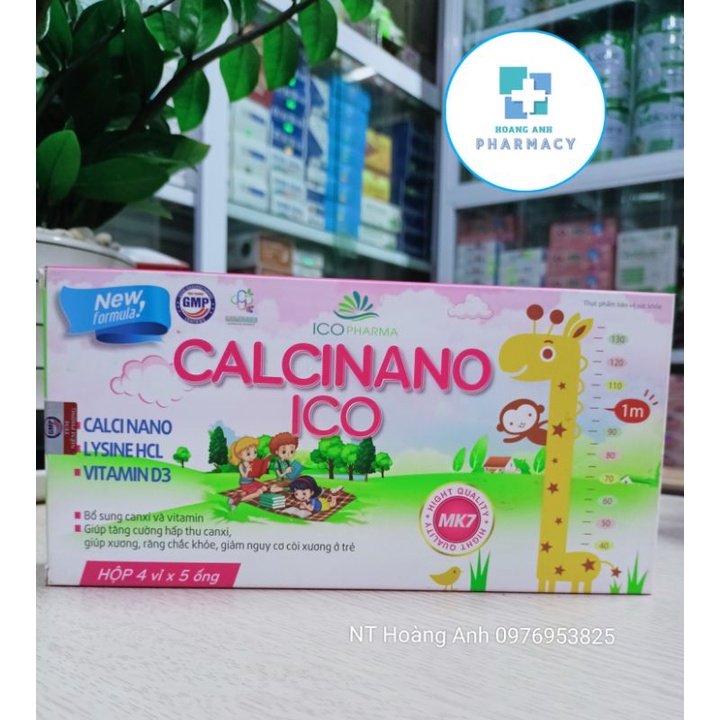CalciNano Ico giúp bổ sung canxi và vitamin cho cơ thể | Shopee Việt Nam