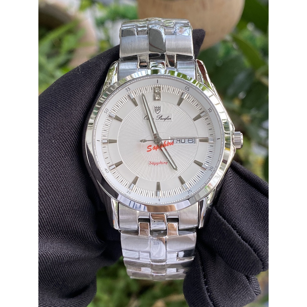 Đồng Hồ Nam Oasis Pacifier OP61 A6377G Hai Lịch - Dây Thép - Size 41 mm ...