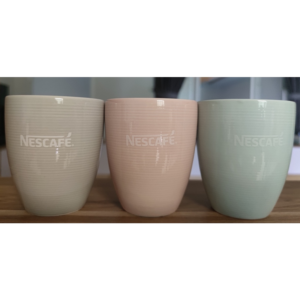 Ly sứ trơn không quai Nescafe 300ml (giao màu ngẫu nhiên) | Shopee Việt Nam