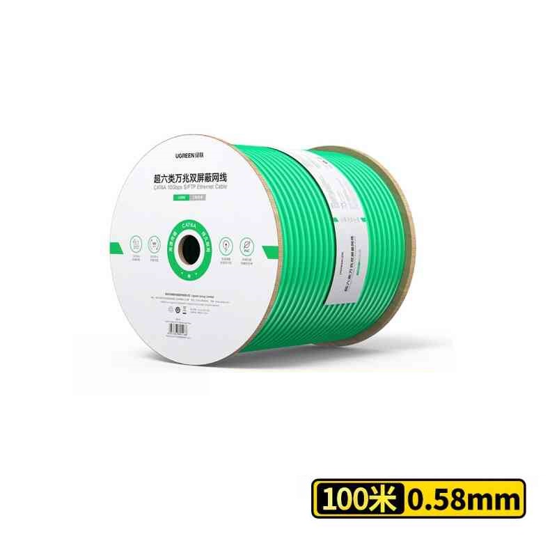 Ugreen 90516 100m CAT 6A S/FTP 10Gpbs 500mhz Green color Engineering ...