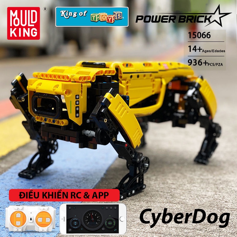 Đồ Chơi Lắp Ráp Xếp Hình Điều Khiển Từ Xa RC Mô Hình Chú Chó ROBOT ...