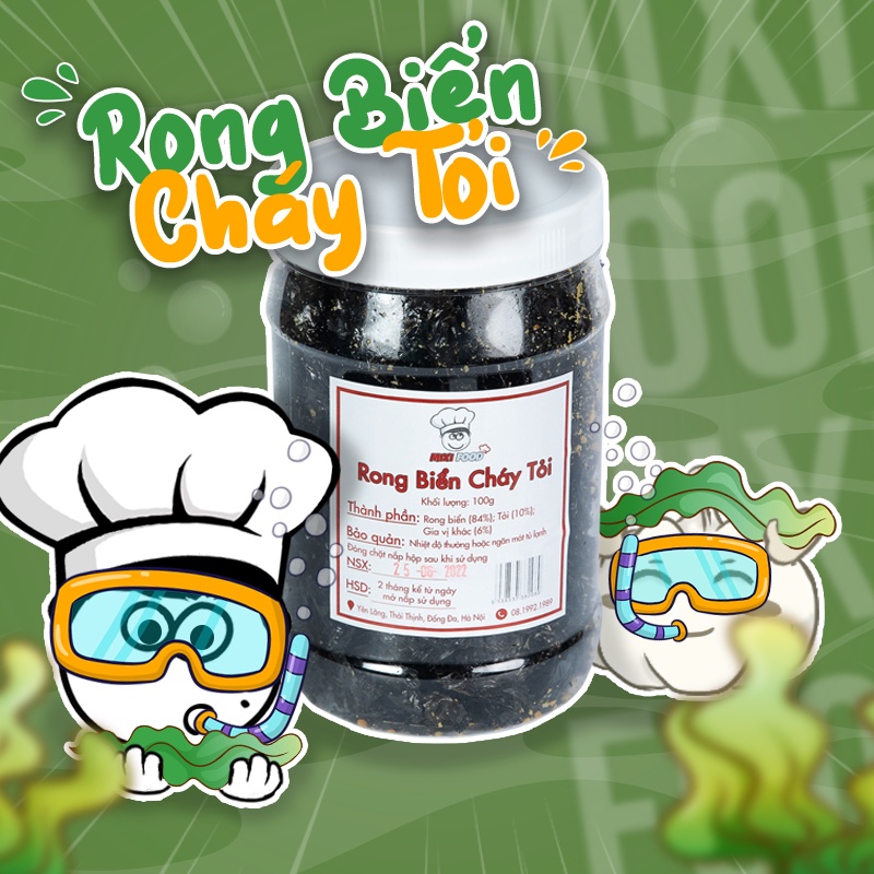 [HN - CHÍNH HÃNG] Rong biển cháy tỏi, MIXIFOOD tuyệt phẩm rong biển ...