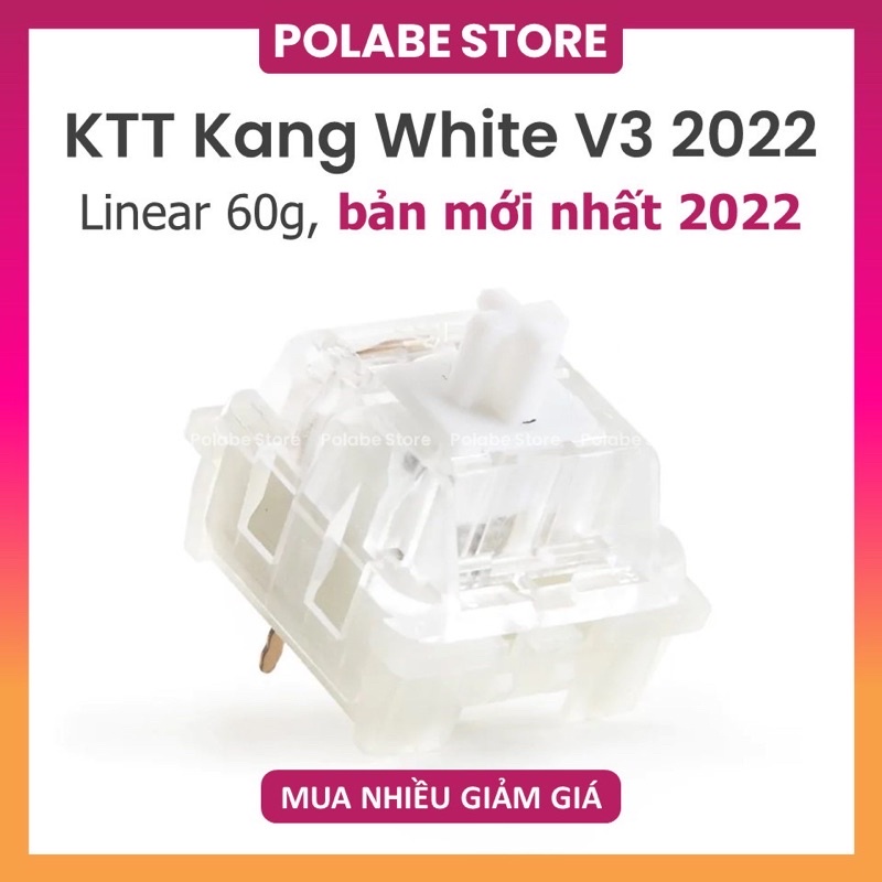 Outemu Silent White Silent Gray Yellow linear Tactile Switch Outemu silent peach lemon V3 Công ...