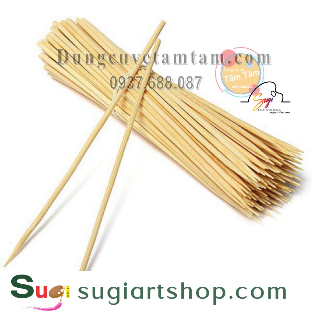 [ Sugi art shop ] [ TÂM TÂM ]-Que tre nhọn, Que nhọn làm mô hình dài ...