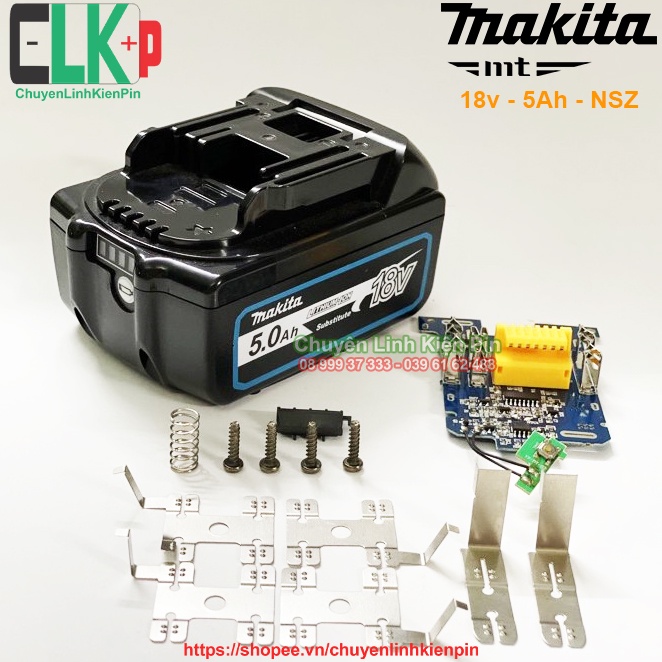 [ MKT MLXD ] Vỏ mạch thay thế pin Makita 18V 5A 5S2P, mạch nhận sạc zin ( CLKP _ 350 ) | Shopee ...