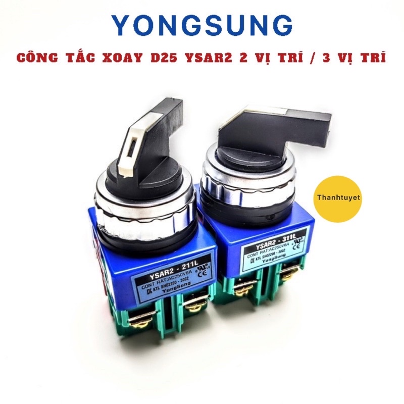 Công Tắc Xoay 2 , Xoay 3 Vị Trí Yongsung | Shopee Việt Nam