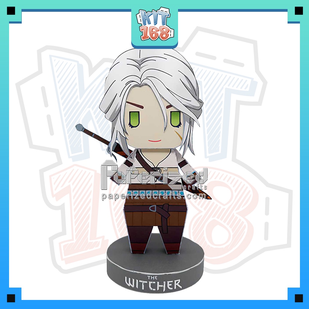 Mô hình giấy Anime Game Chibi Ciri - The Witcher | Shopee Việt Nam