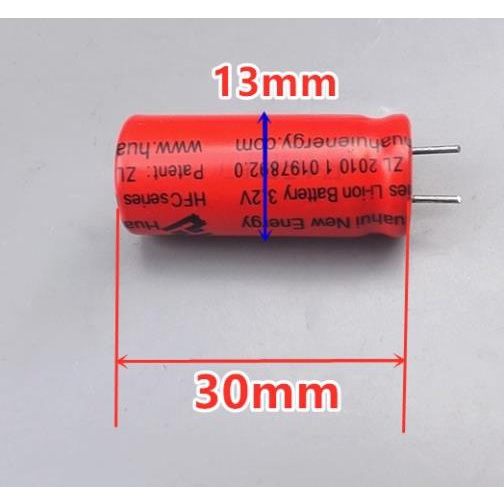 pin lithium sắt phốt phát pin điện dung hình trụ 3.2V pin có thể sạc ...