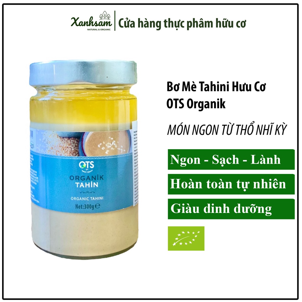 Bơ Mè Tahini Hưu Cơ 300gr OTS Organik - Xanhsam Organic | Shopee Việt Nam