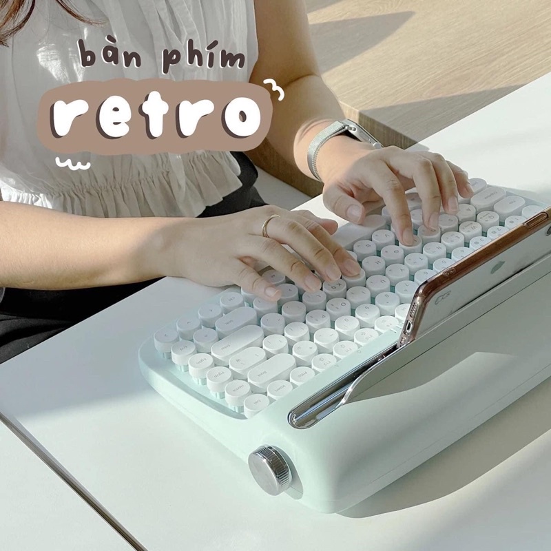 Bàn phím Retro bluetooth actto B303 bản Anh dễ thương | Shopee Việt Nam