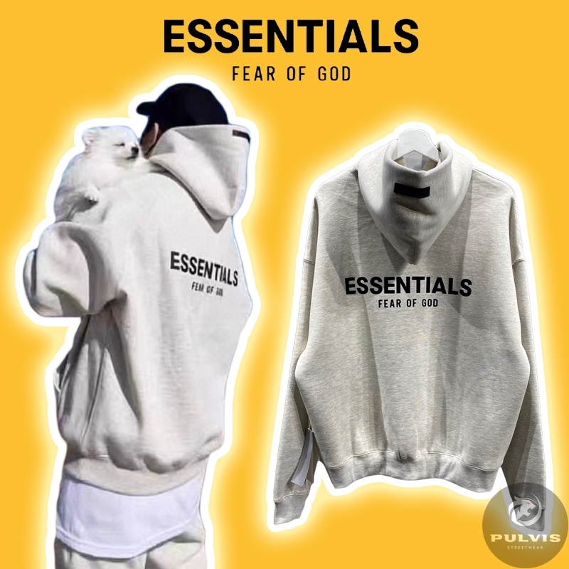 ⚡️[Best Quality] - Áo Hoodie FOG Fear of God ESSENTIALS SS22 Light Oatmeal, Áo hoodie FOG cao ...