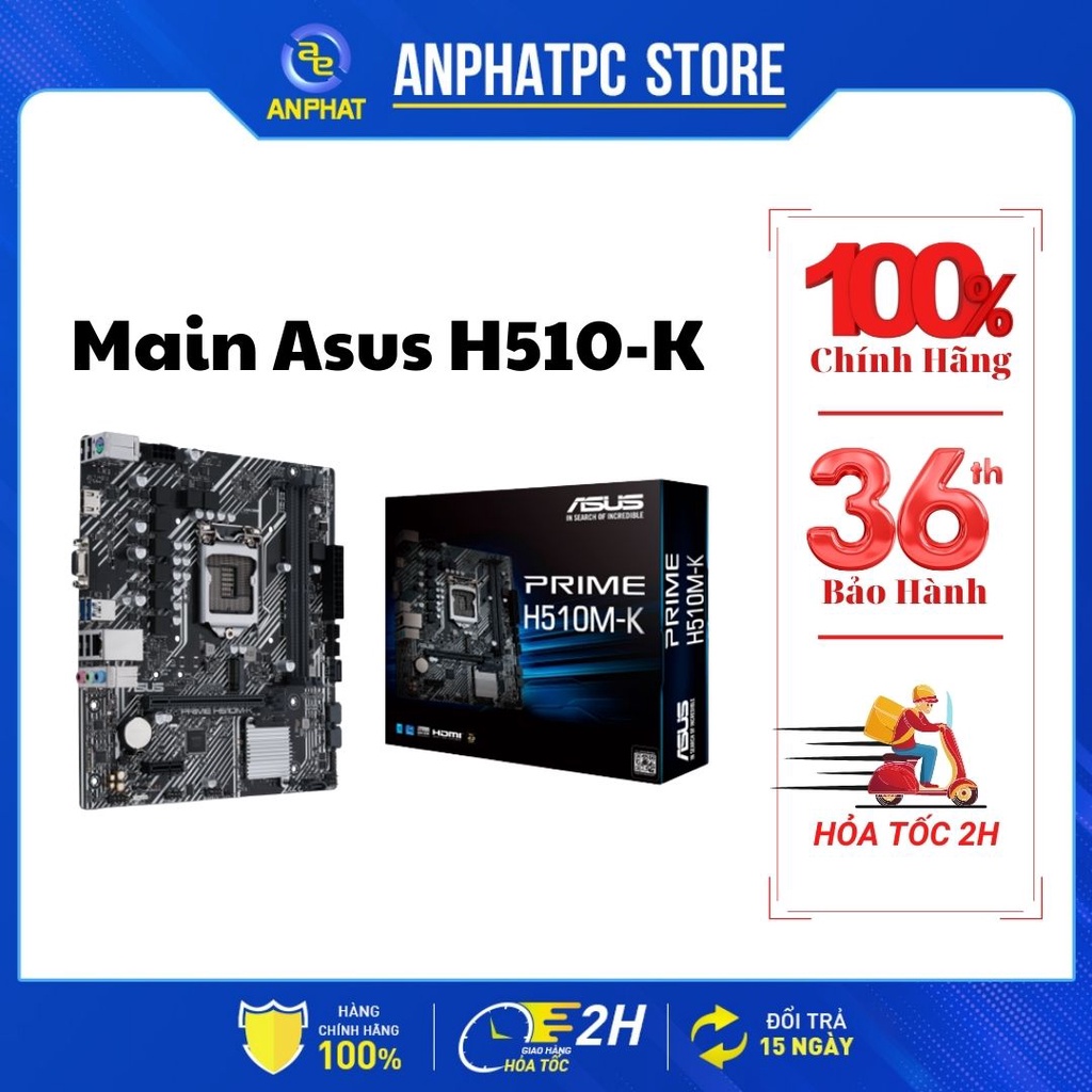 Main ASUS PRIME H510M-K / H510-F / GIGABYTE H510M H(Socket 1200, m-ATX ...