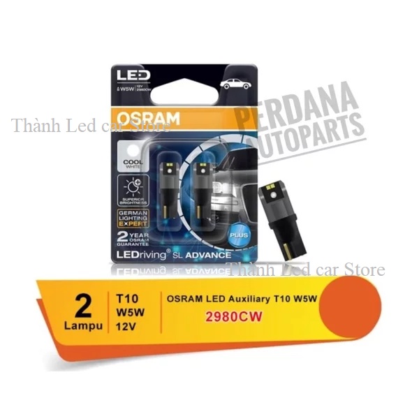 Đèn Led Osram chân T10 - chính hãng [SL: 1 Cặp] | Shopee Việt Nam