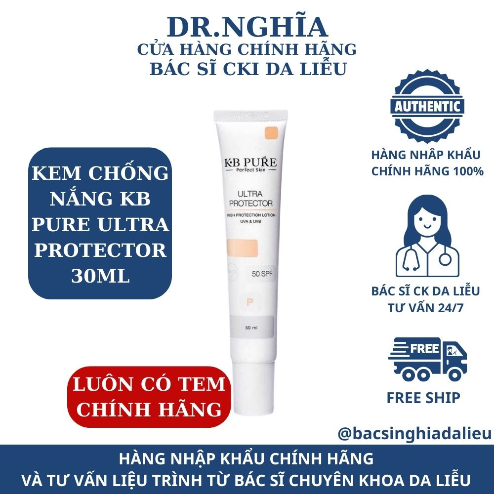 | NHẬP KHẨU CHÍNH HÃNG | Kem chống nắng KB PURE ULTRA PROTECTOR SPF50 ...