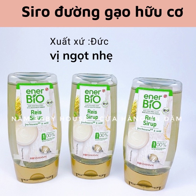 Date 6/2025 Siro đường gạo hữu cơ Ener Bio /Dmbio Đức 250ml an toàn cho ...