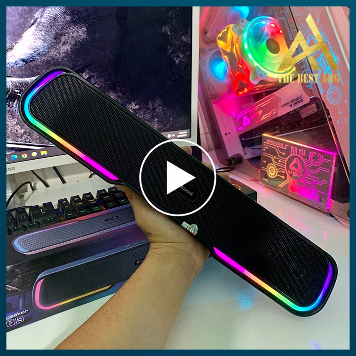 Loa Thanh Soundbar Bluetooth Led RGB Kisonli 913 - Loa Máy Tính Để Bàn Không Dây Âm Bass Siêu ...