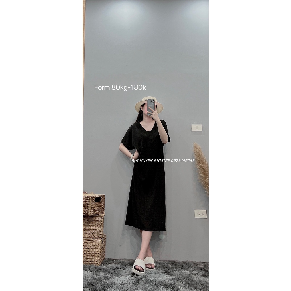 Váy suông cổ tim BIGSIZE (50-80kg) | Shopee Việt Nam