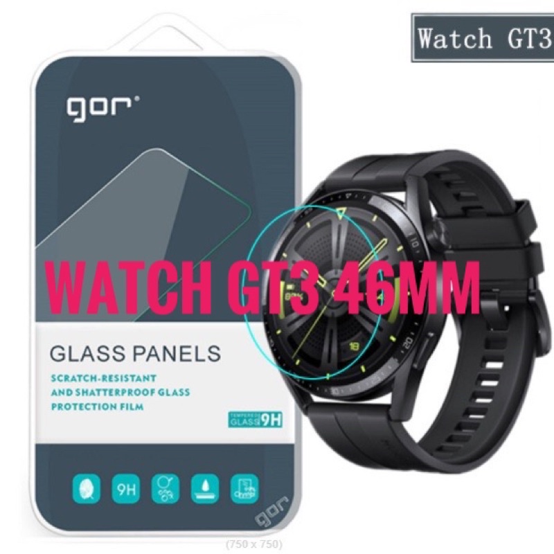 Bộ 3 Kính cường lực Gor Huawei Watch GT3 46mm trong suốt ( 3 miếng ...