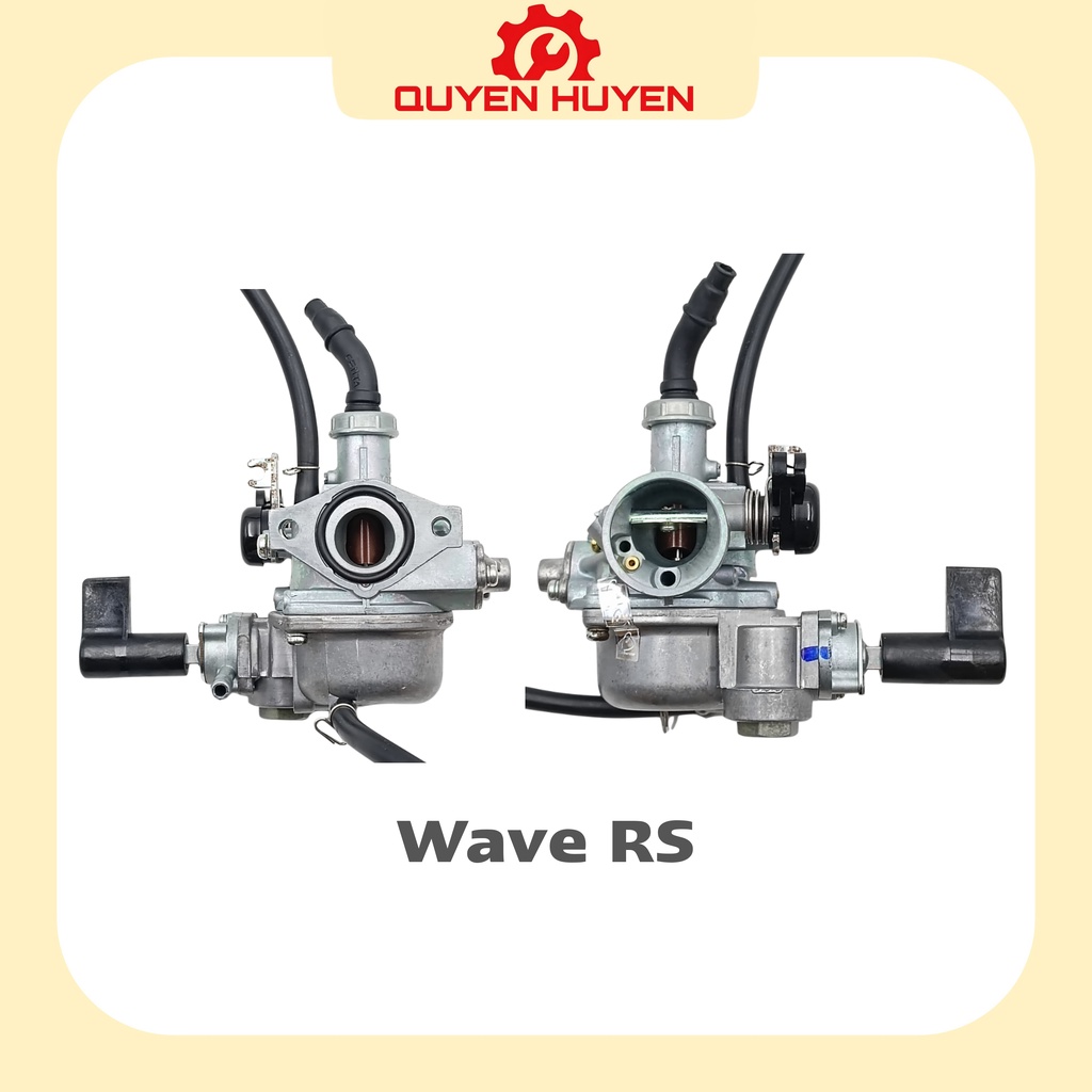 Bộ chế hoà khí xe Wave Rs/100, Wave S110, Alpha 110 - Bình xăng con xe ...