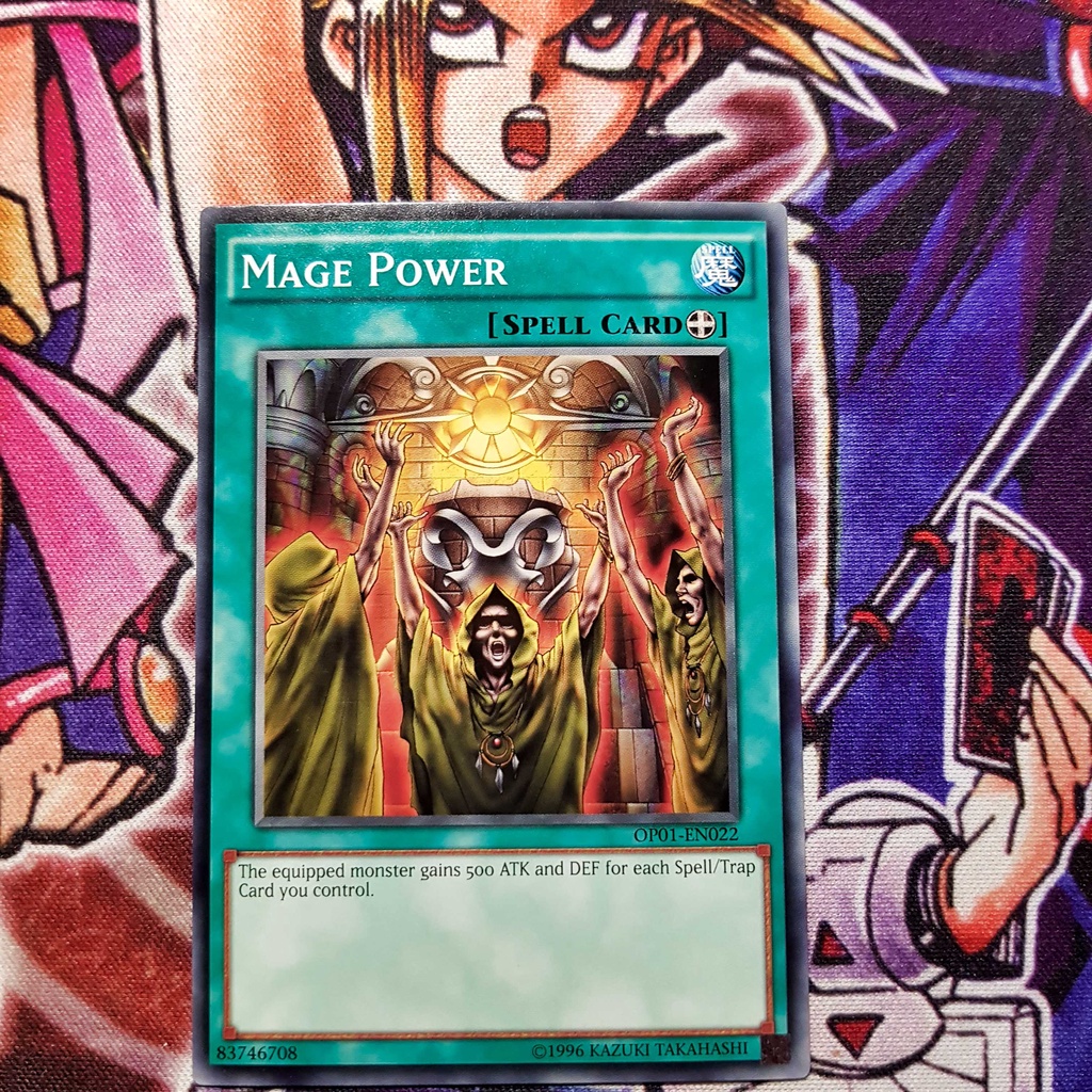 Thẻ bài Yugioh chính hãng | Mage Power | OP01 Common. | Shopee Việt Nam