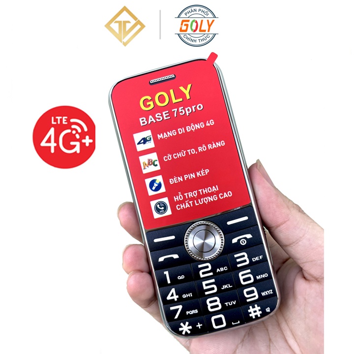 Điện thoại Goly Base 75 Pro 4G - Pin khủng, màn hình lớn, mạng 4G- Hàng ...