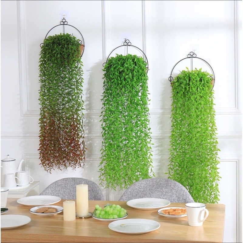 chùm liễu non xanh dài 100cm làm mành che | Shopee Việt Nam