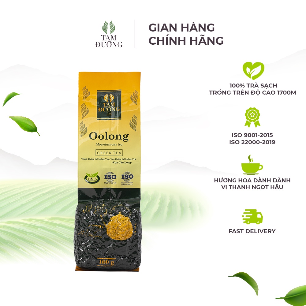 Trà Oolong Xanh Chính Hiệu Tam Đường Hương Hoa Dành Dành, Vị Thanh Ngọt Hậu - Túi Hút Chân Không ...