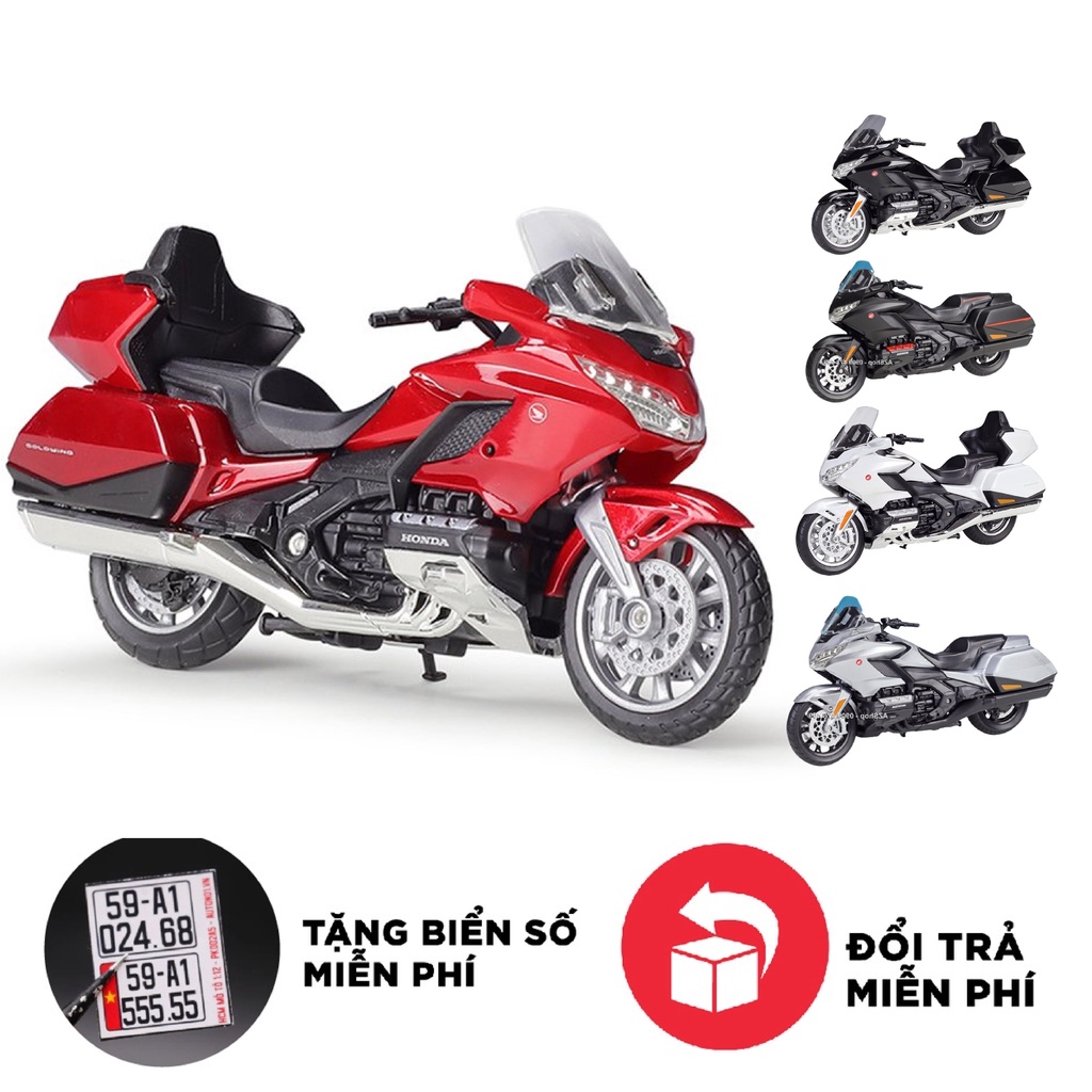 Mô hình xe Honda Goldwing 2020 1:12 Welly MT12001 | Shopee Việt Nam
