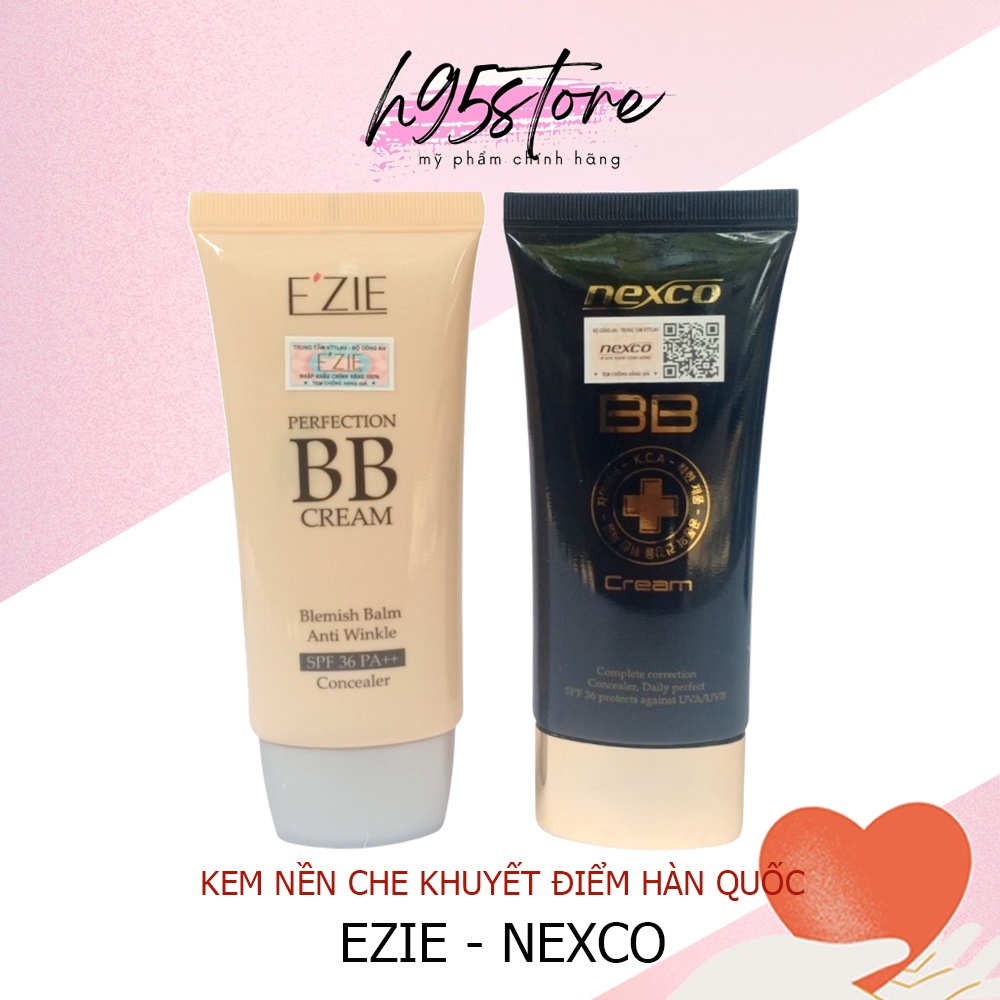 Kem nền che khuyết điểm BB cream EZIE NEXCO chống nắng kiềm dầu chính hãng Hàn Quốc | Shopee ...