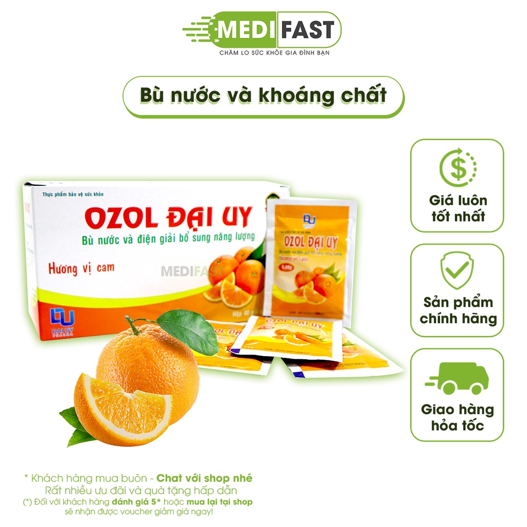 Oresol Bù nước và điện giải bổ sung năng lượng khi chơi thể thao, sốt ...