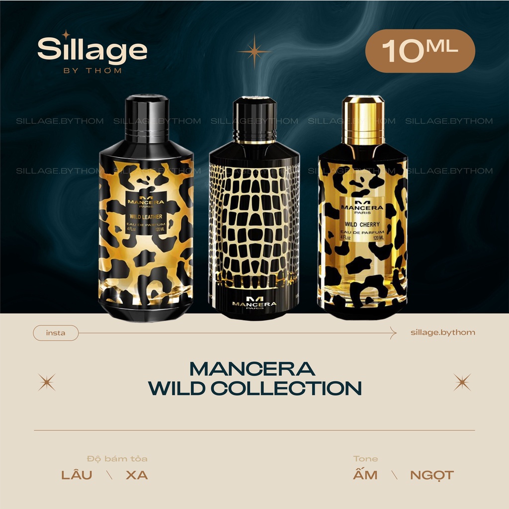 MANCERA WILD PYTHON WILD LEATHER EDP | Mẫu thử nước hoa unisex | Shopee Việt Nam