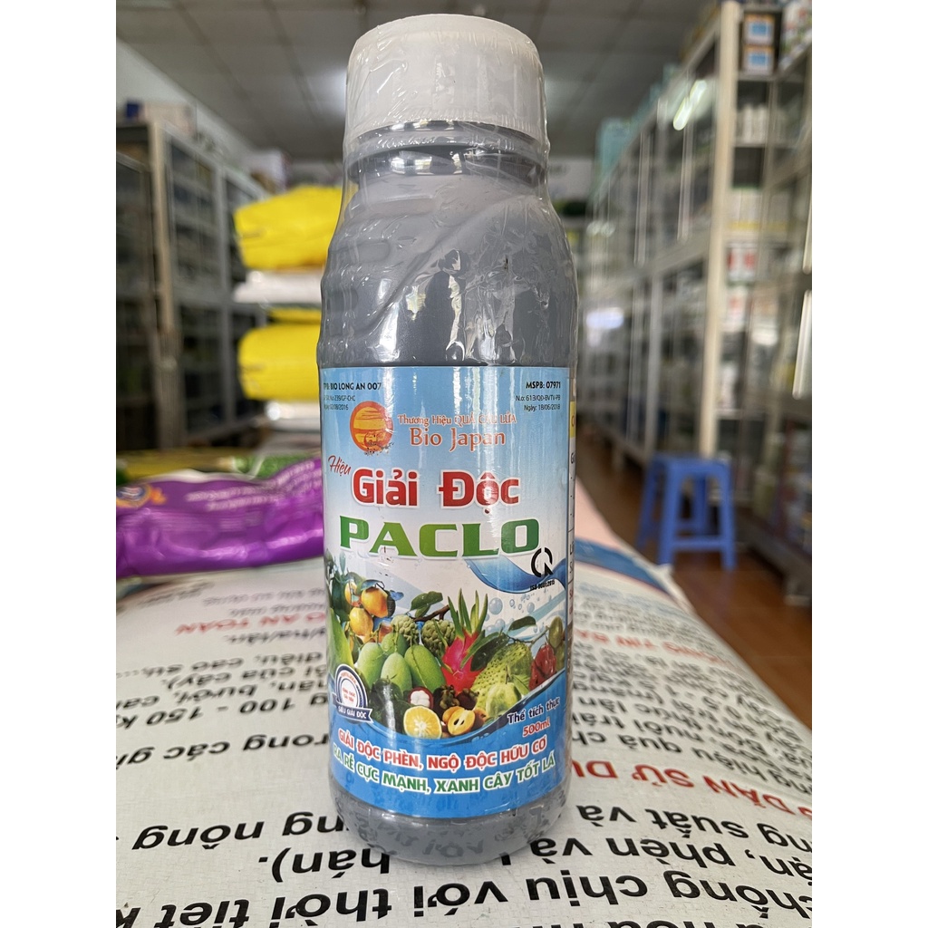 GIẢI ĐỘC PACLO GIÚP GIẢI ĐỘC PHÈN,NGỘ ĐỘC HỮU CƠ, RA RỄ ,XANH LÁ 500ML ...