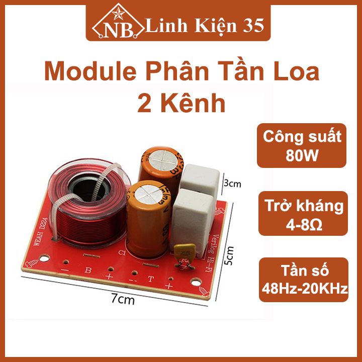 Module phân tần loa 2 kênh 48Hz-20Khz 80W đa dụng, tiện lợi | Shopee ...
