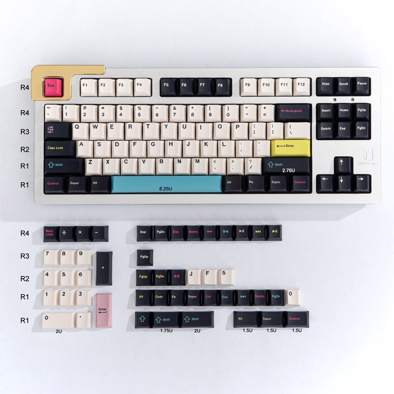 GMK future funk keycaps cherry profile Dye-Sublimation PBT keycap ...